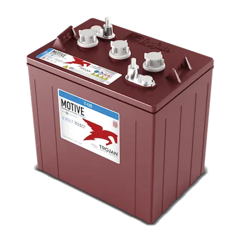 Trojan® High Capacity 6V Golf Cart Battery: T-125 – Salt City Golf Cart